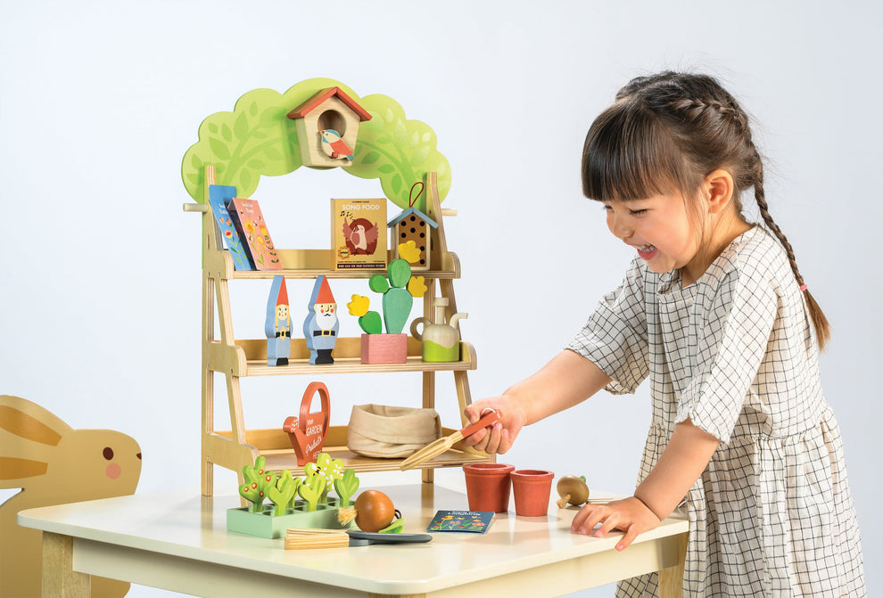 Garden Centre – Wooden Gardening Play Set for Imaginative Play – Priva kids